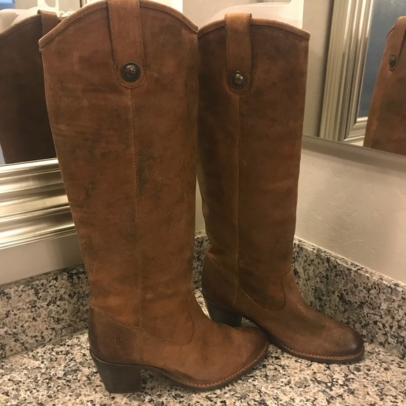 Frye | Shoes | New Frye Jackie Button Boot Size 6 Cognac Leather | Poshmark